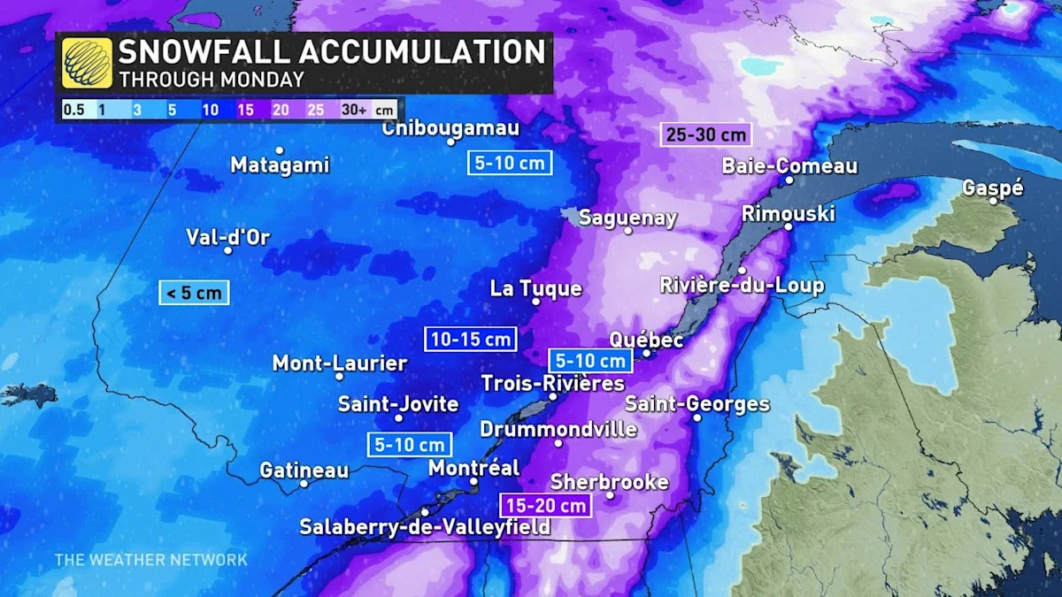 Quebec faces thunder, then snow, as potent storm arrives Sunday - The ... Quebec faces thunder, then snow, as potent storm arrives Sunday - The ...