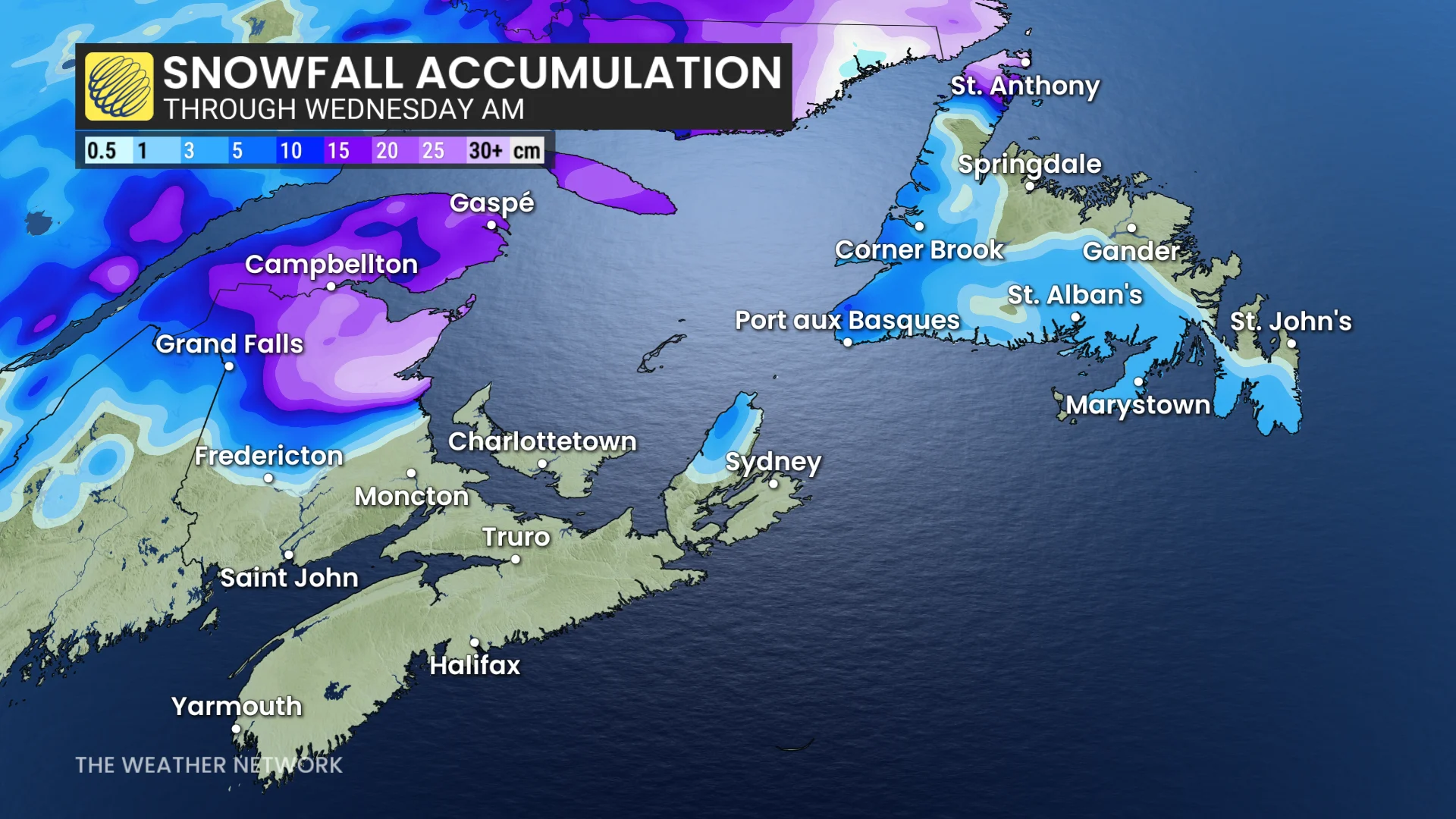 Next messy system aims to hit Atlantic Canada with more wintry weather ...
