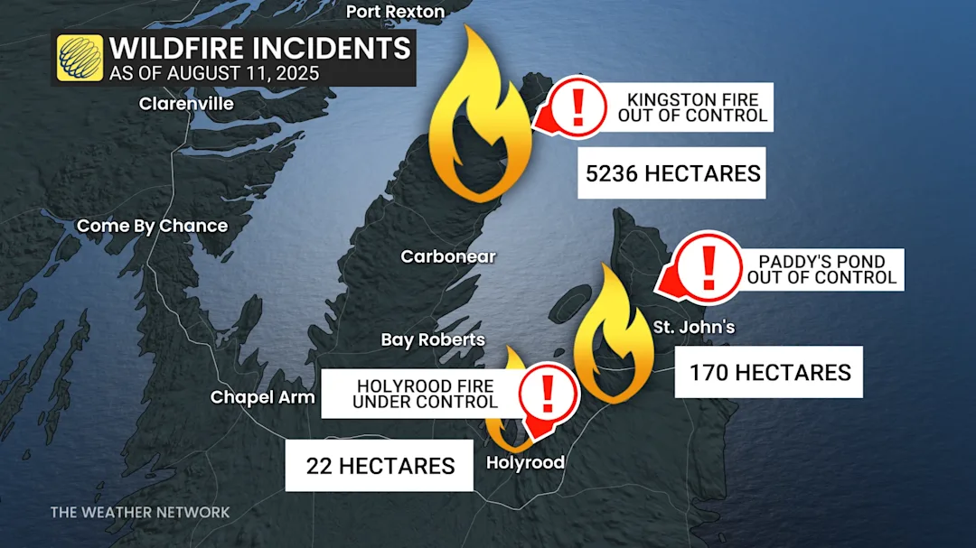 Fire-favourable conditions in Atlantic Canada could incite new blazes ...