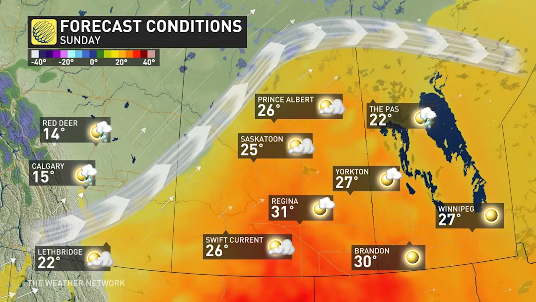 Prairies face a wild temperature swing, with a near 20-degree drop for ...