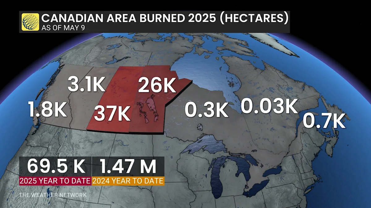 Canada’s biggest 2025 wildfires roar to life. Here's where they are ...