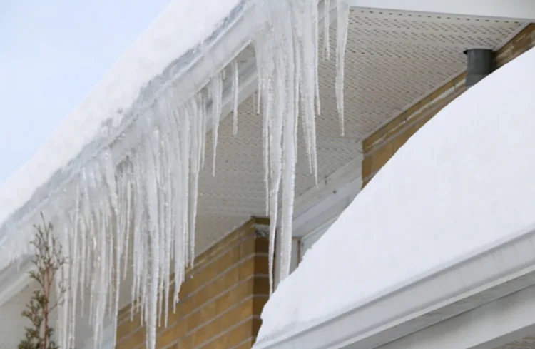 Watch for falling ice as temperatures climb above the freezing mark ...