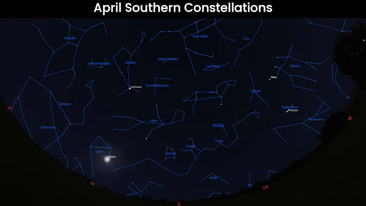 Look up! What's going on in the April night sky? - The Weather Network