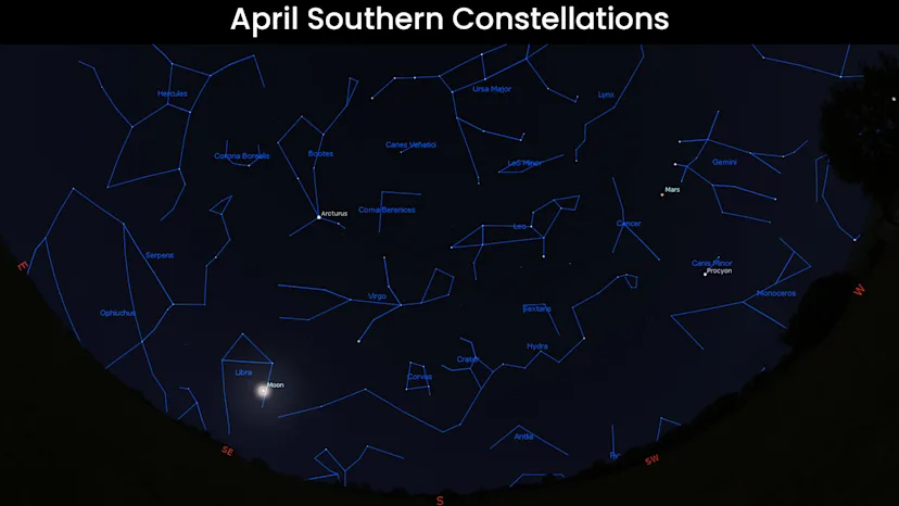 Look up! What's going on in the April night sky? - The Weather Network