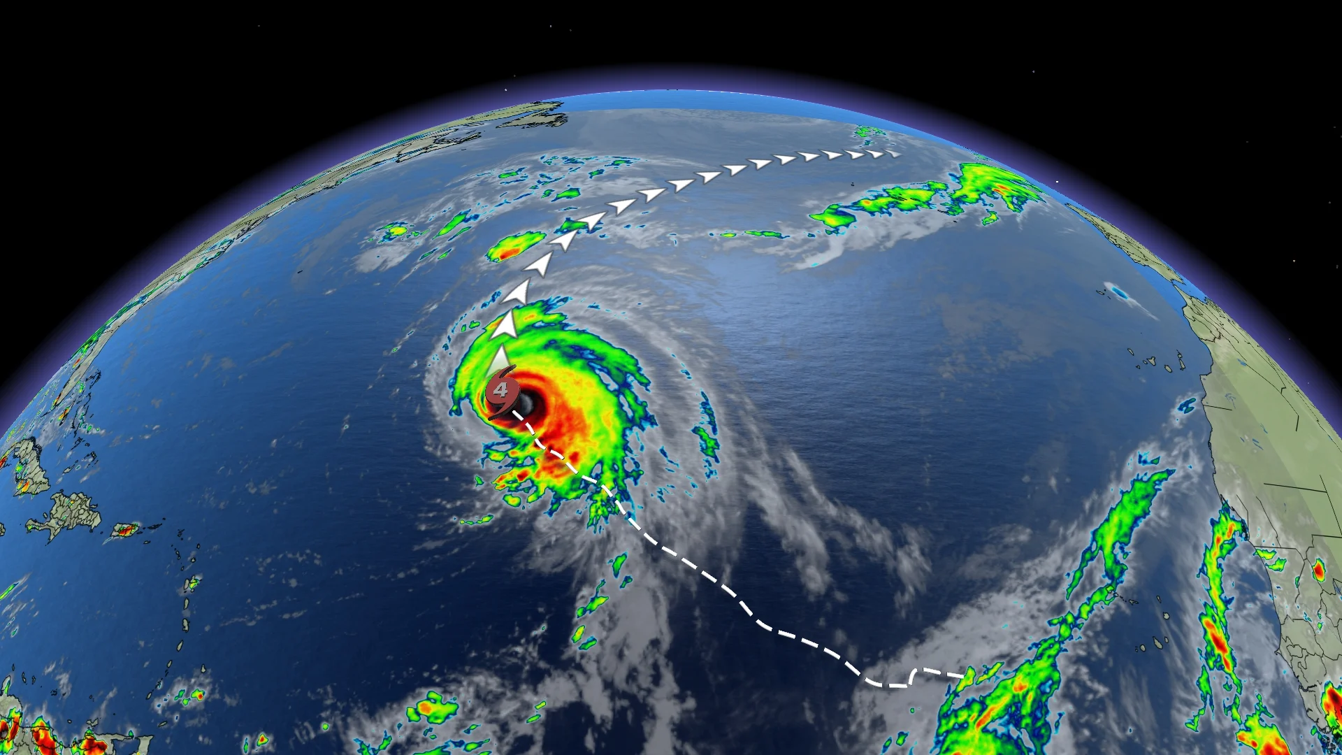 Milton : le cinquième ouragan le plus puissant de l'histoire de l'Atlantique - MétéoMédia