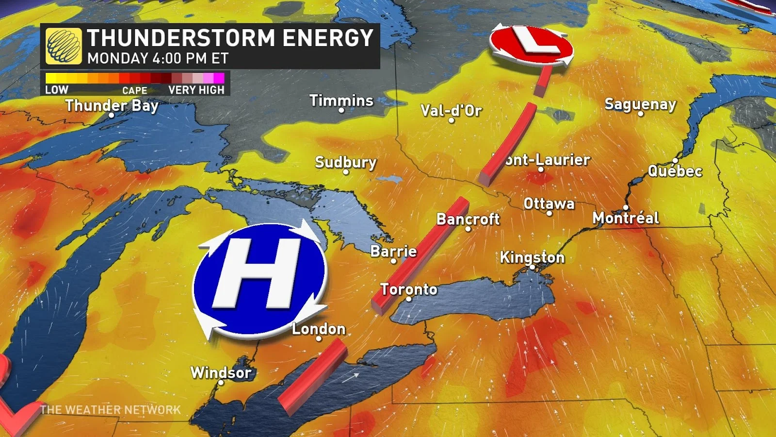 Ontario faces severe storm potential Monday, extreme warm weather ahead ...