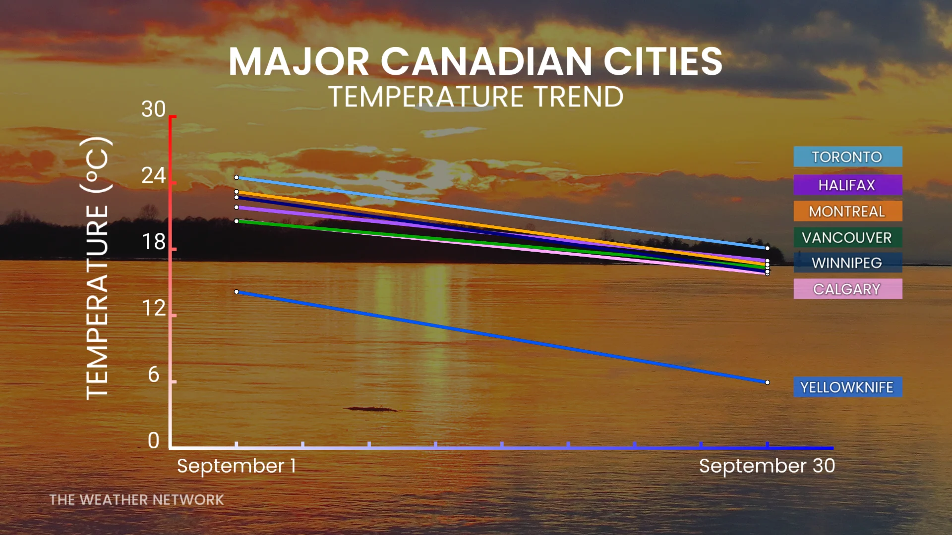 A typical September sends Canada heat, frost, hurricanes, and snow ...