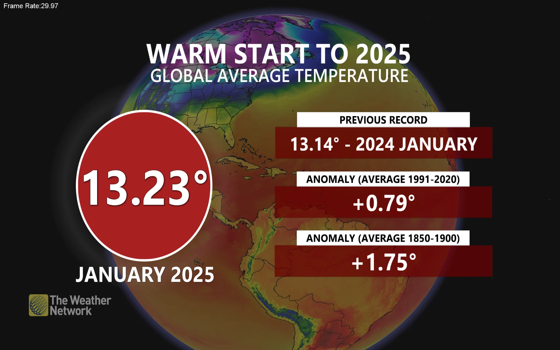 January 2025 extends concerning trend of new, global temperature ...