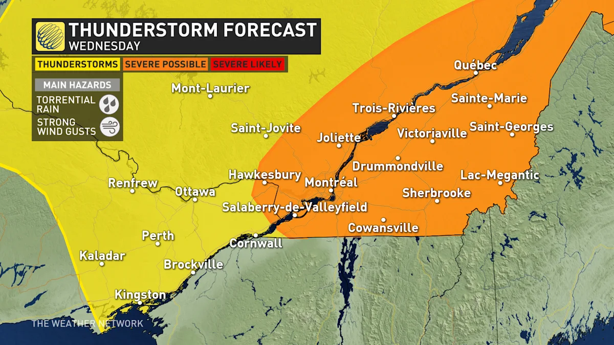 Localized flood threat with high humidity, heavy rain across Quebec ...