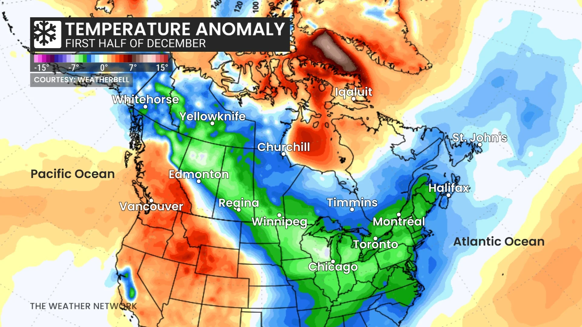 Polar vortex on the move! Canada’s winter forecast update - The Weather ...