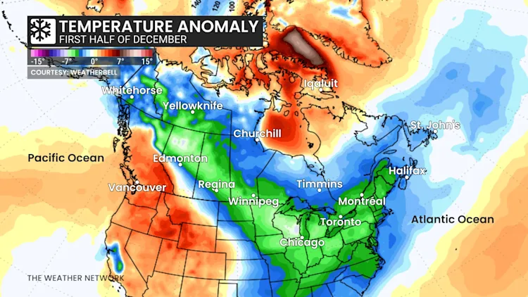 Polar vortex on the move! Canada’s winter forecast update - The Weather ...