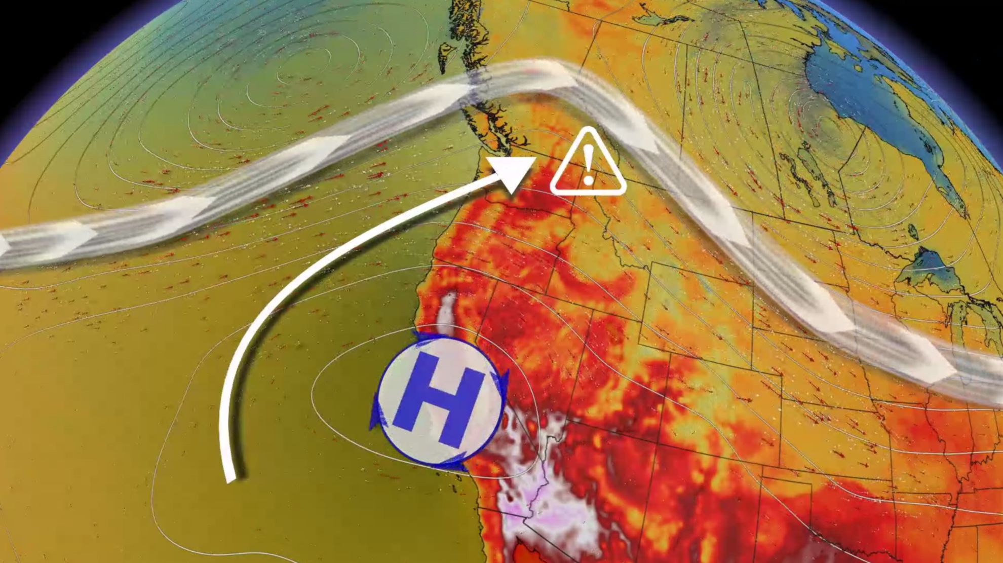 Uncomfortable weekend conditions in the West, with high heat and smoky ...