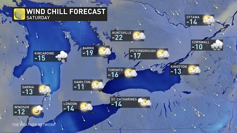 December weather returns to Ontario with cold air, new bout of snowfall ...