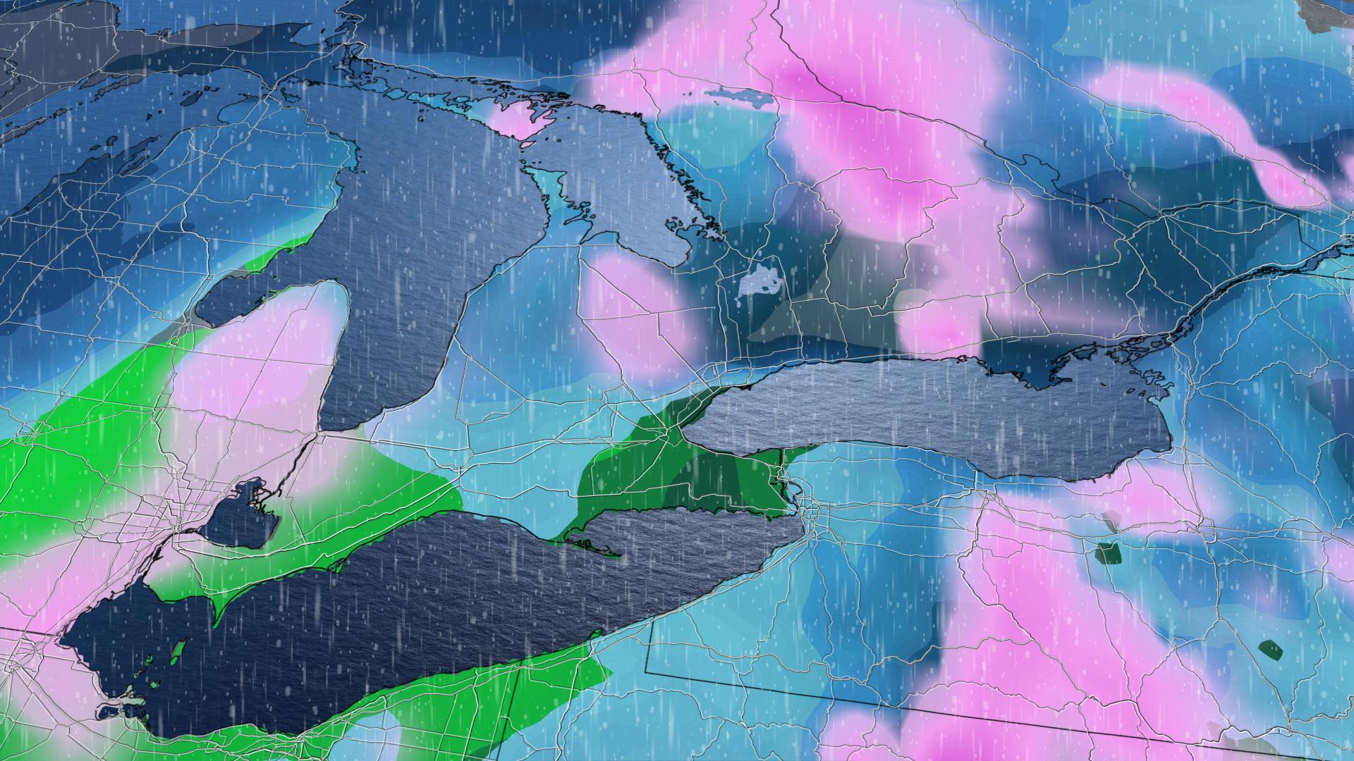 Ontario: Weekend system threatens 20+ cm of snow, 20 mm of rain - The ...