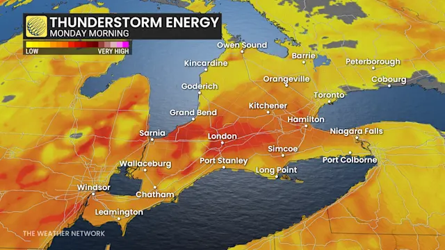 Highly humid air mass fuels Ontario storm, flood potential on Monday ...