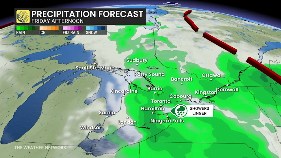 Days of a chilly rain. See what's stealing your sunshine in Ontario ...