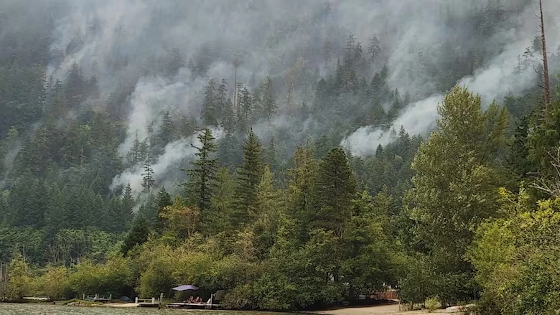 Wesley Ridge wildfire on Vancouver Island shows little growth, BCWS ...