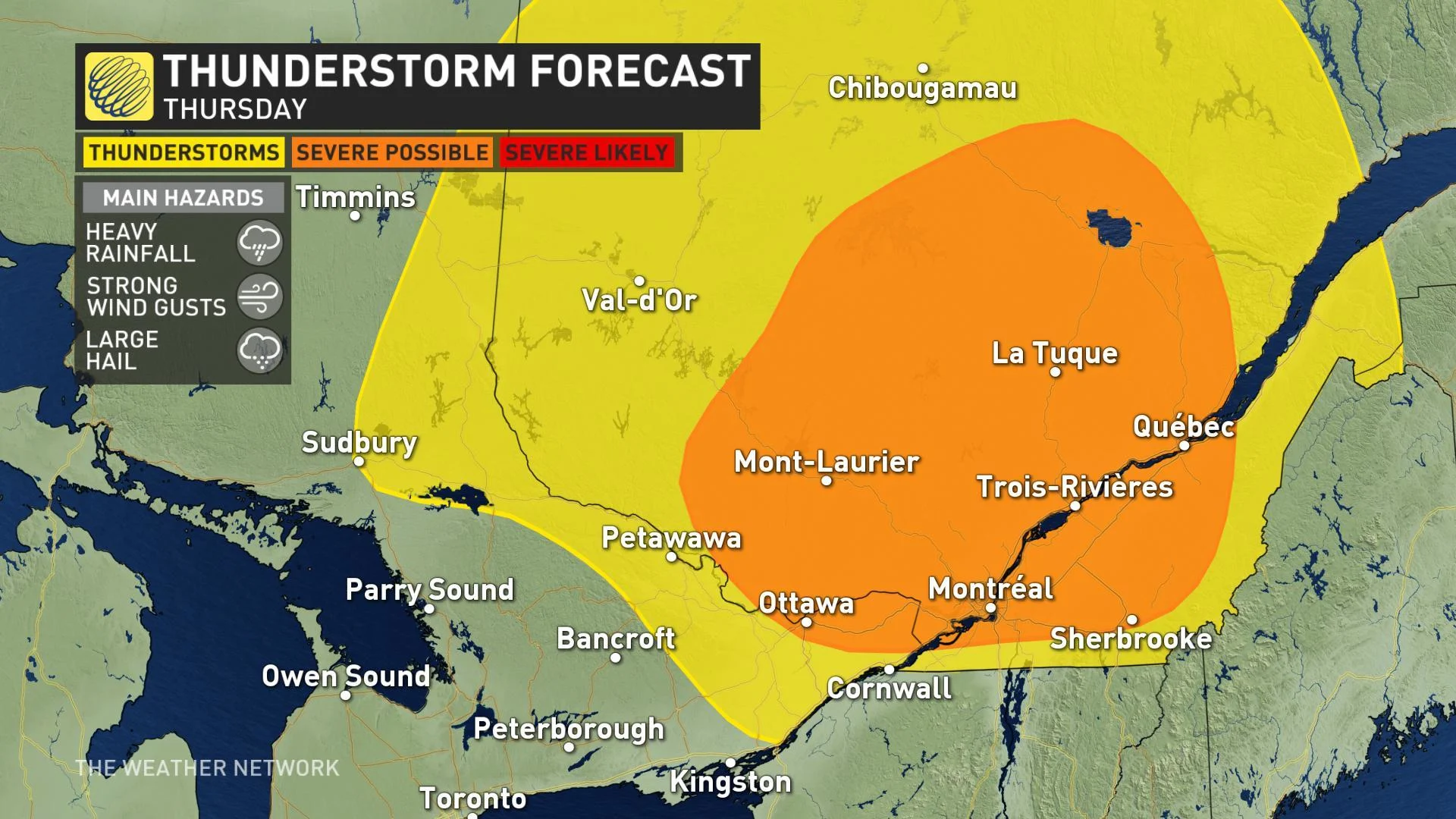 Quebec: Storms linger into the evening, Friday looks rosier - The ...