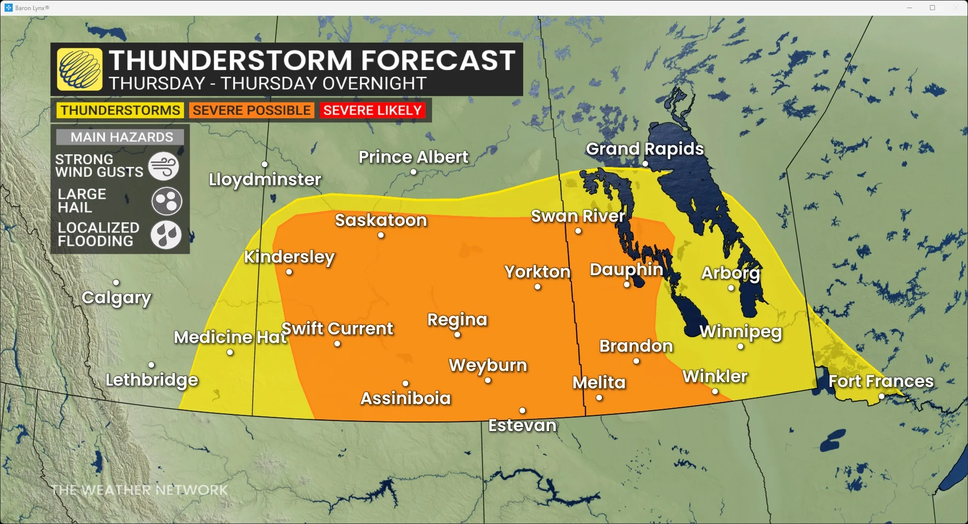 Severe storms with lightning, hail and strong winds target Sask., Man ...