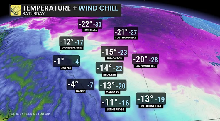 Significant Arctic cold is on the way to Alberta - The Weather Network