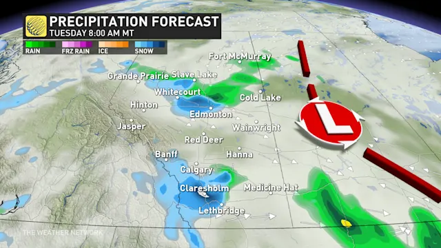Hefty snowfall totals in parts of Alberta will make for hazardous ...