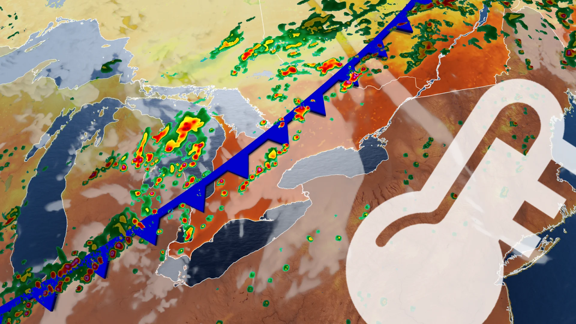 Ontario heat warnings arrive with a multi-day storm risk - The Weather ...