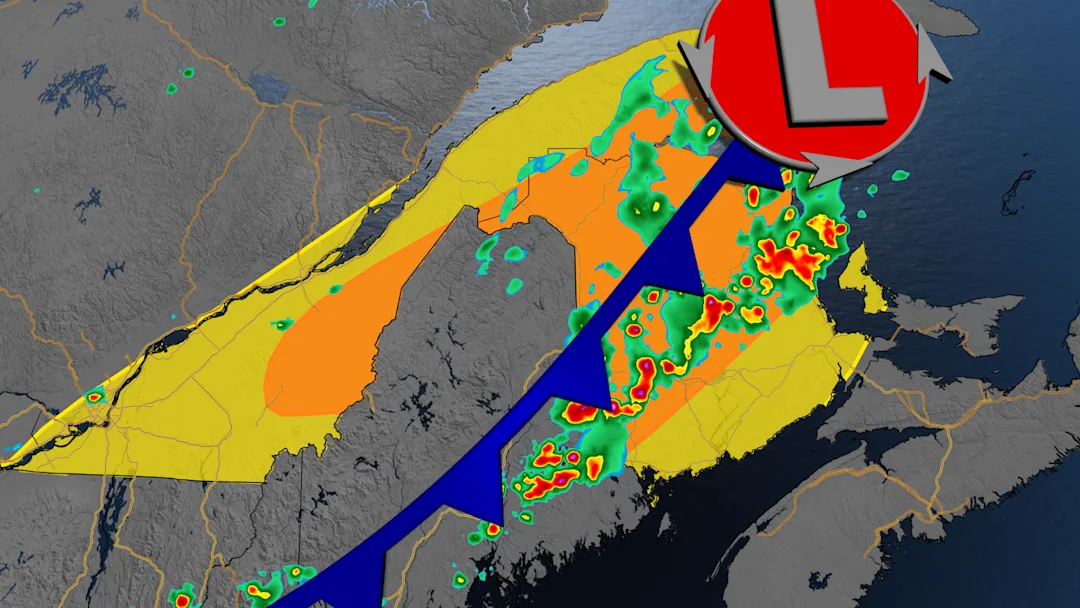 Severe thunderstorm threat bubbles up over Quebec and New Brunswick ...