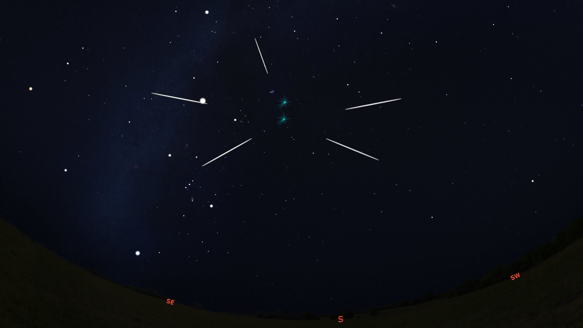 Keep your eyes on the sky for Taurid meteors flashing through the night ...
