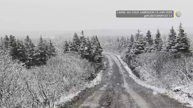 Ce n’est pas une blague : il neige en juin. Voyez où - MétéoMédia