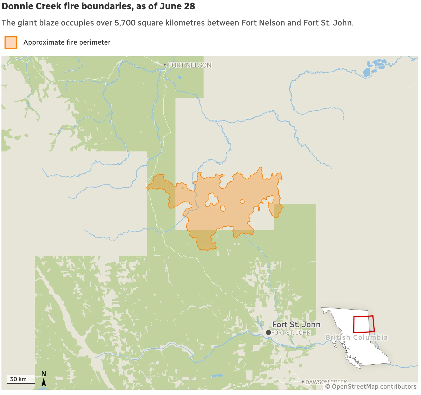 Donnie Creek fire now larger than P.E.I.: What happens once it stops ...