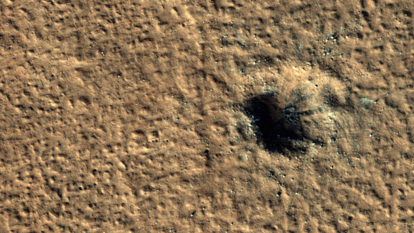 New impact crater on Mars uncovered 'hidden' cache of ice - The Weather ...