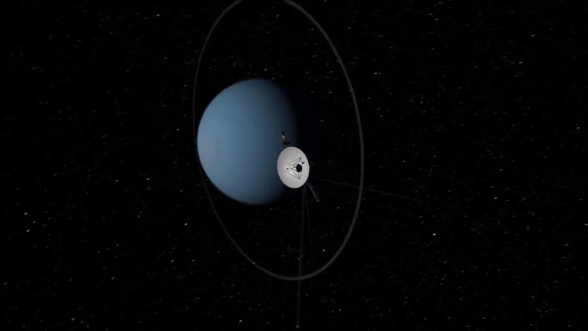 Voyager 2 flew through a giant magnetic gas bubble during Uranus flyby ...