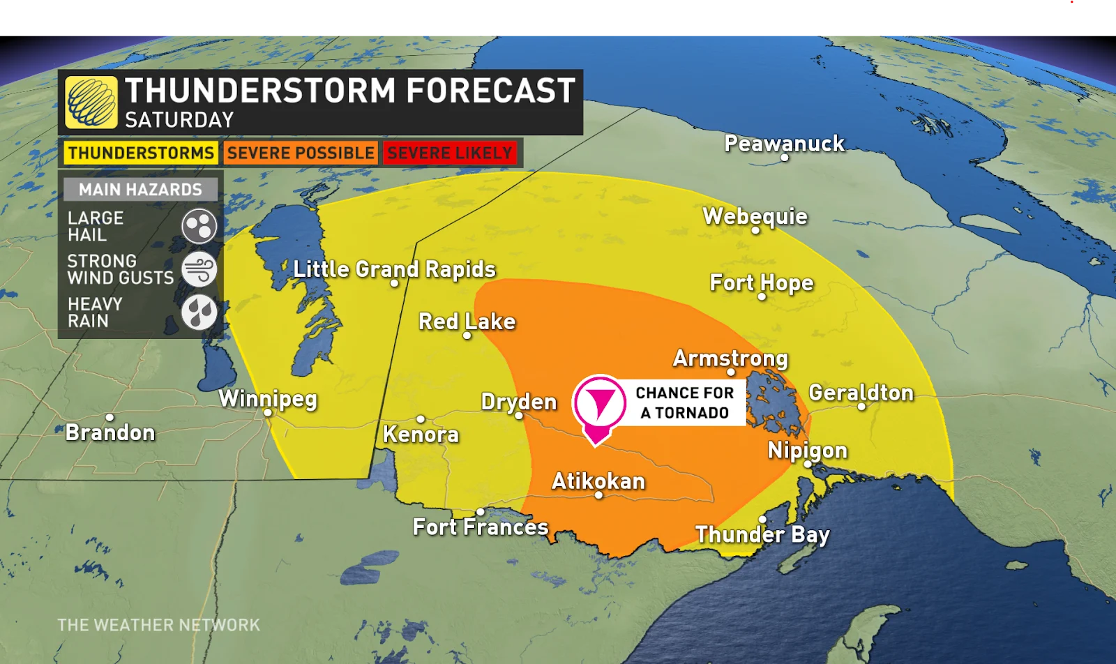 Severe storms to kick off the long weekend in Ontario - The Weather Network