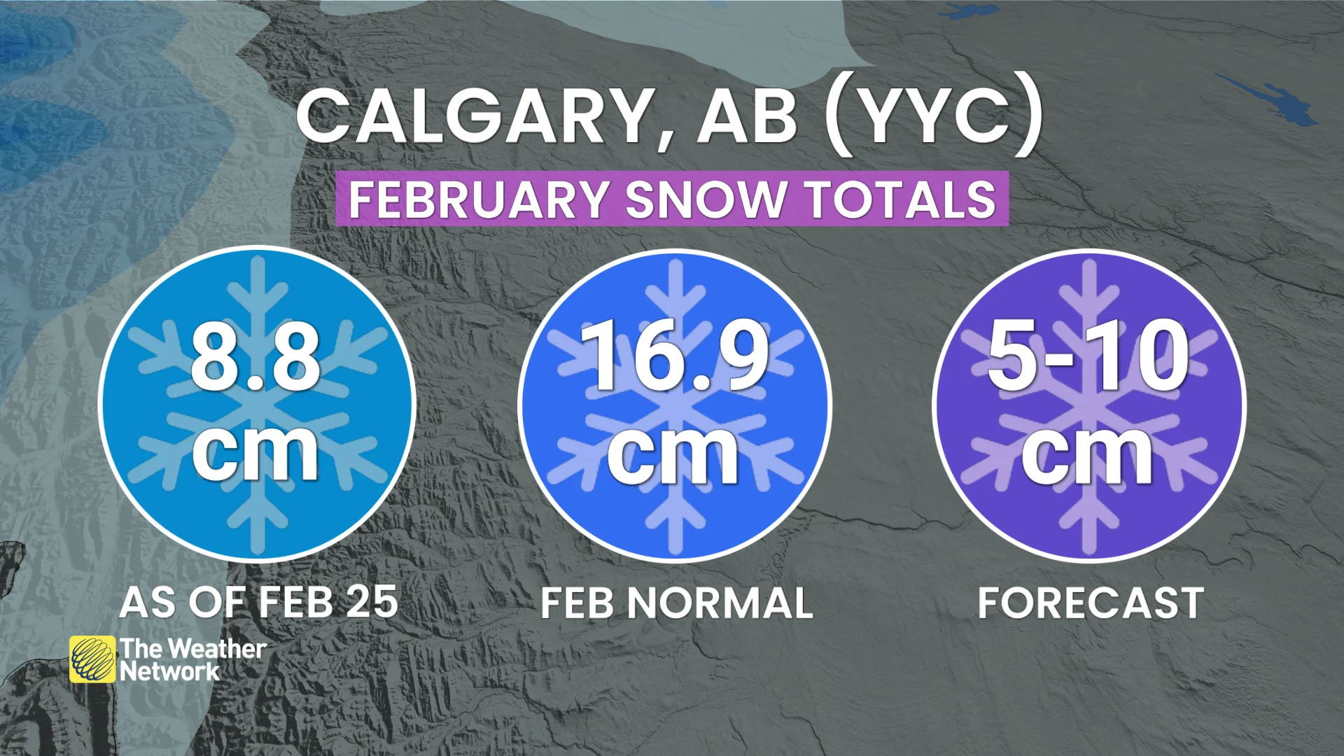 15-30 cm: Bursts of heavy snow hit Alberta, warnings are widespread ...