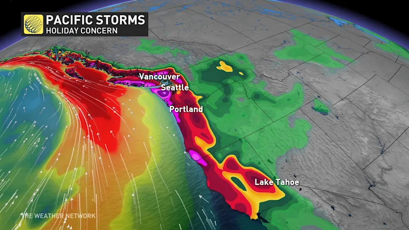 Pros and cons of an impressive Pacific jet stream in December - The ...