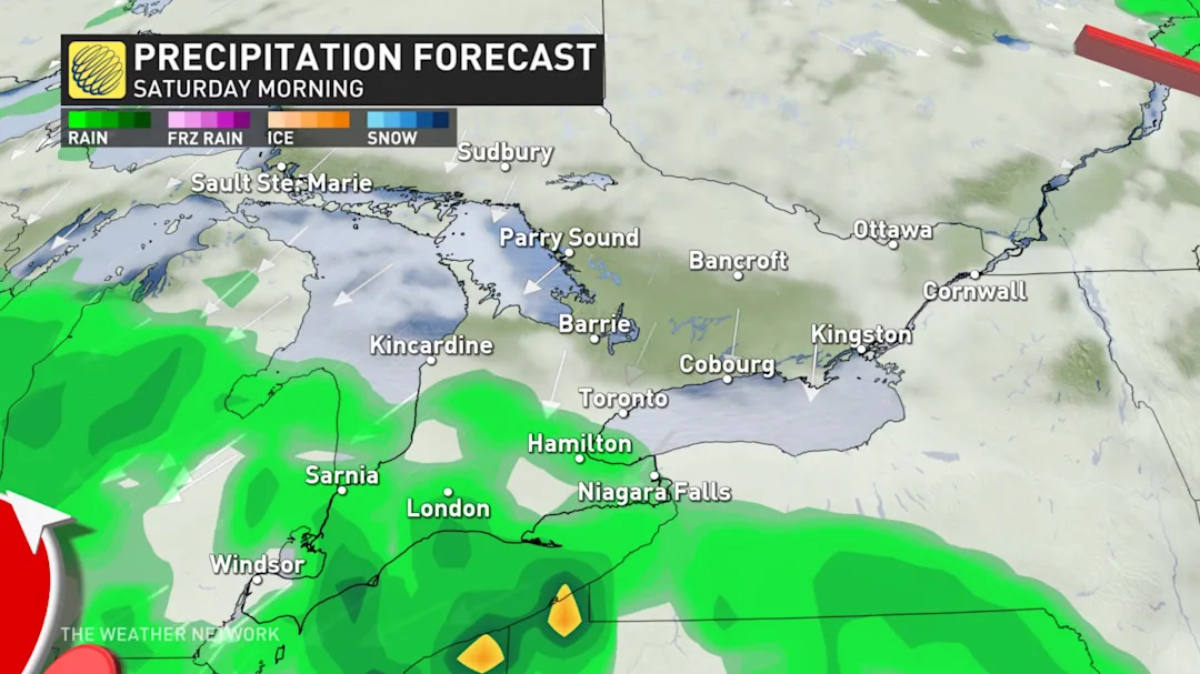 Southern Ontario's first Colorado low of the season spreads in rain ...