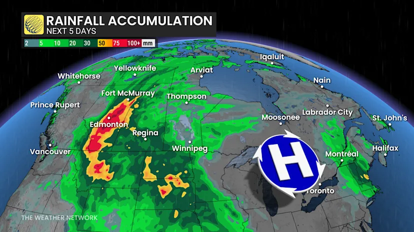 Flood risk rising in Alberta with significant rainfall - The Weather ...