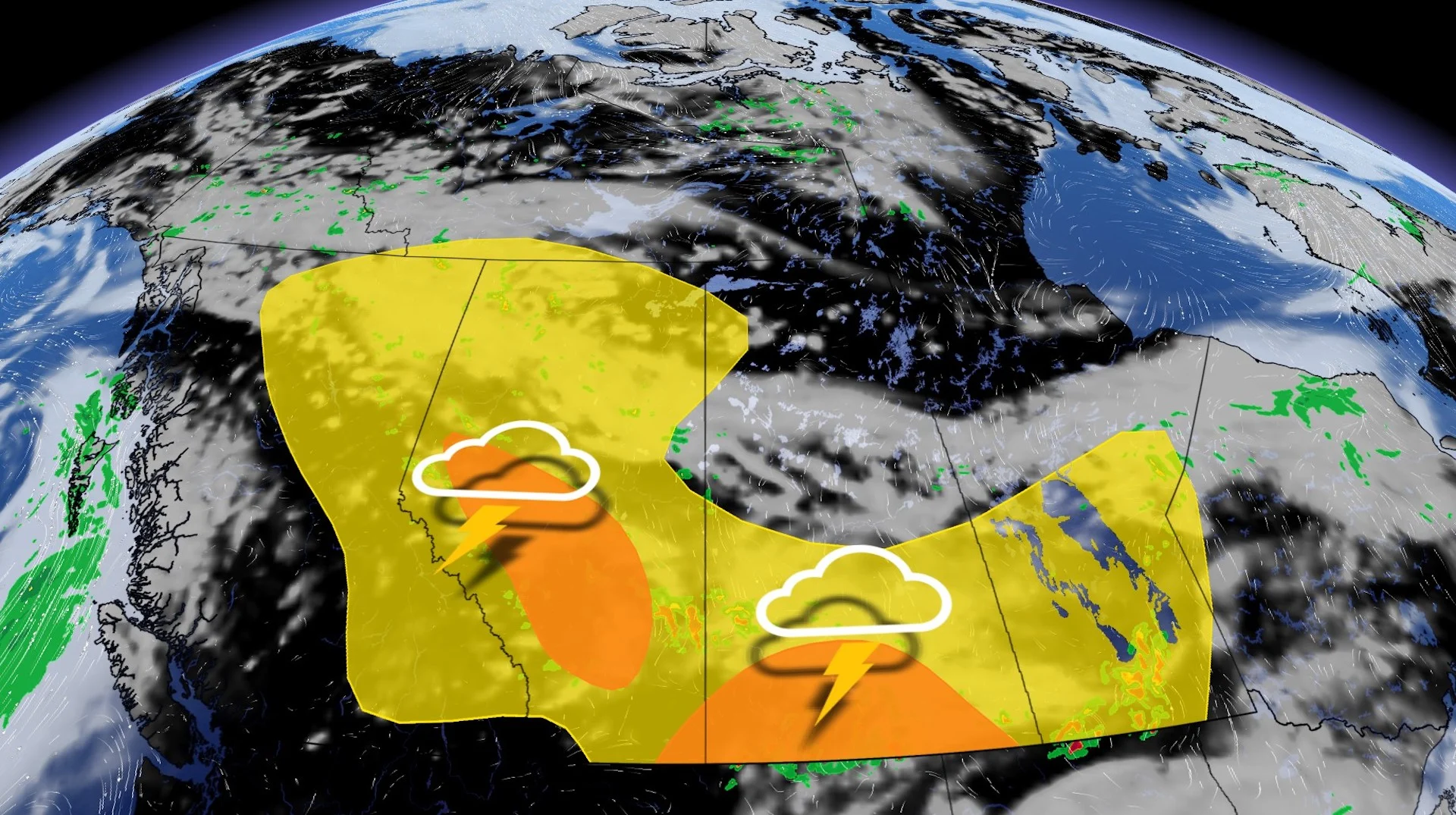 Sunday sees favourable conditions again for severe storms on the ...