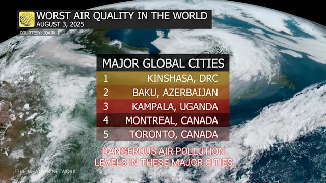 Canada had some of the world’s worst air quality on Sunday - The ...