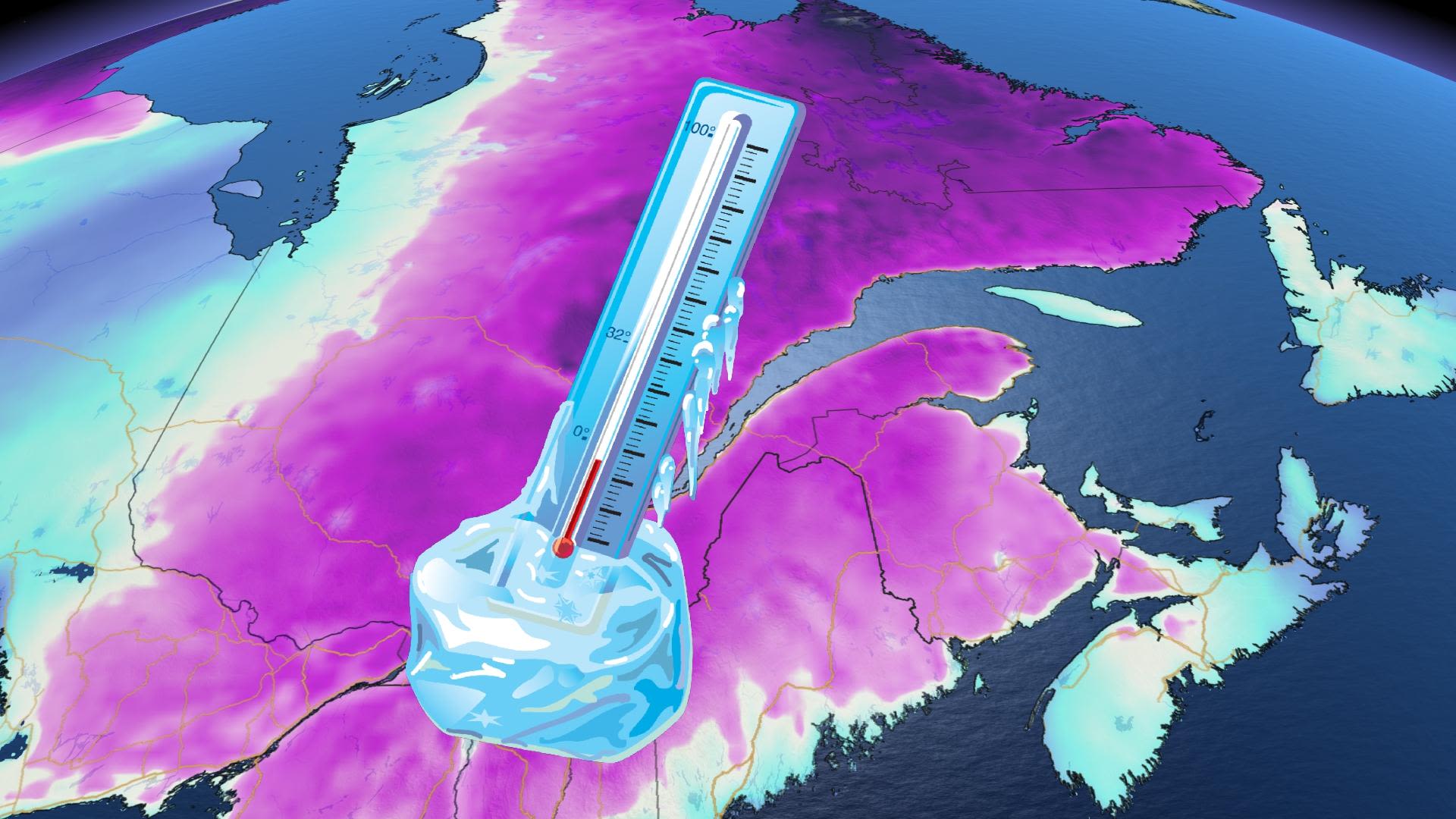 Froid glacial : un record absolu enregistré pour une ville - MétéoMédia