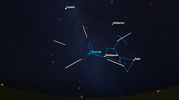 Look up! The Orionid meteor shower peaks Saturday night - The Weather ...