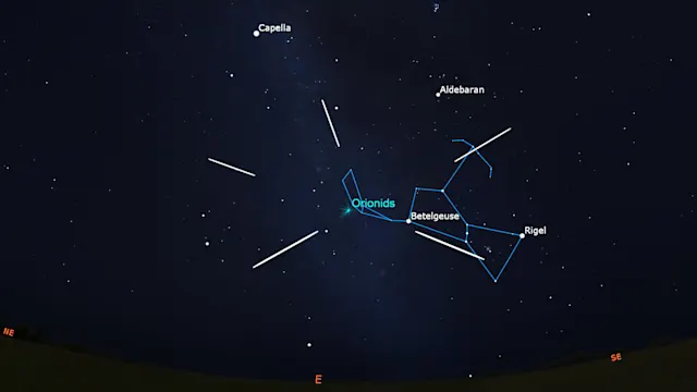 Look up! The Orionid meteor shower peaks Saturday night - The Weather ...