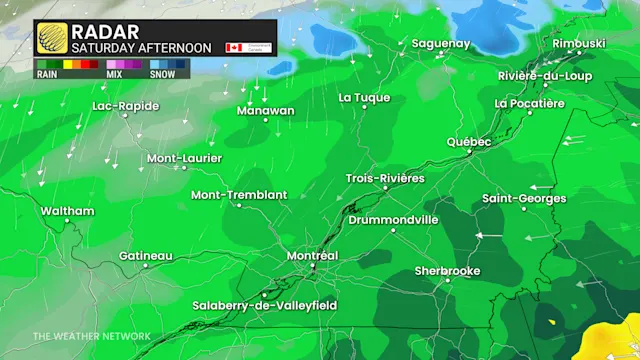 Wet system set to bring Montreal its rainiest spell since December ...