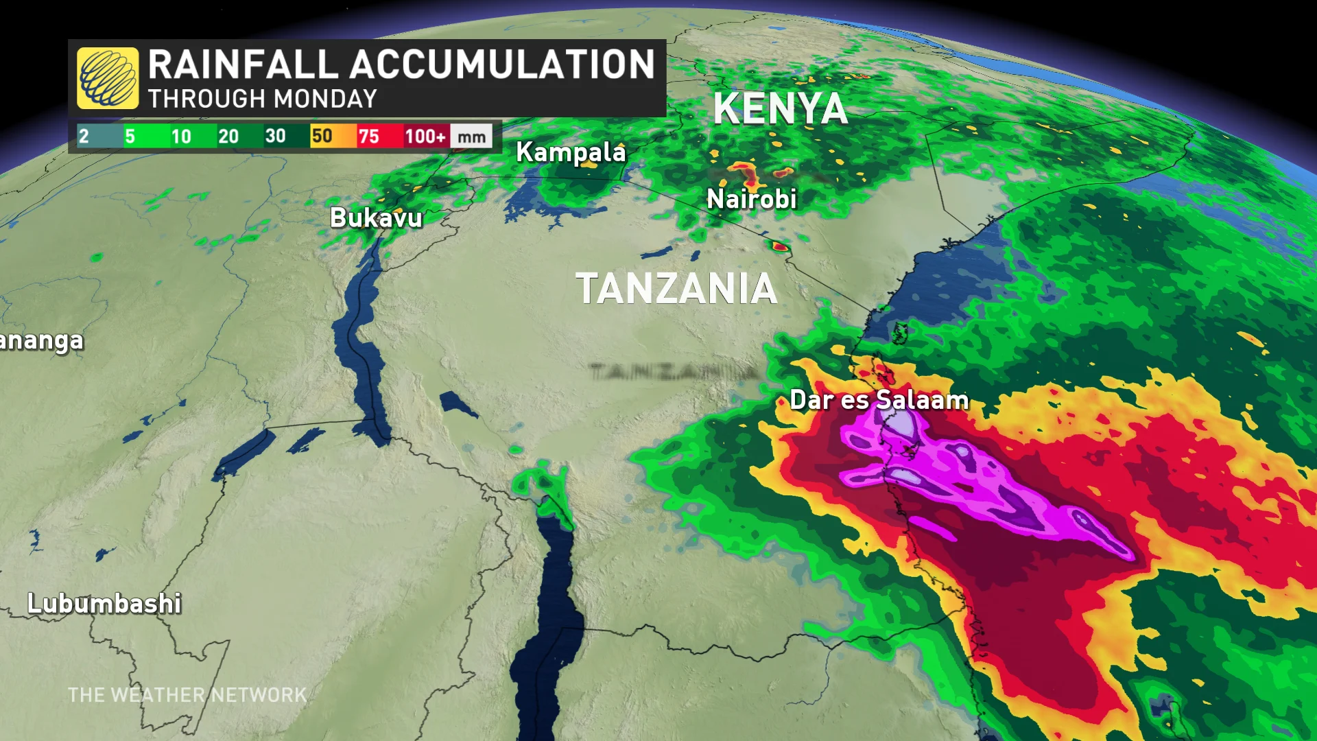 Historic tropical cyclone threatens Tanzania with major flooding - The ...