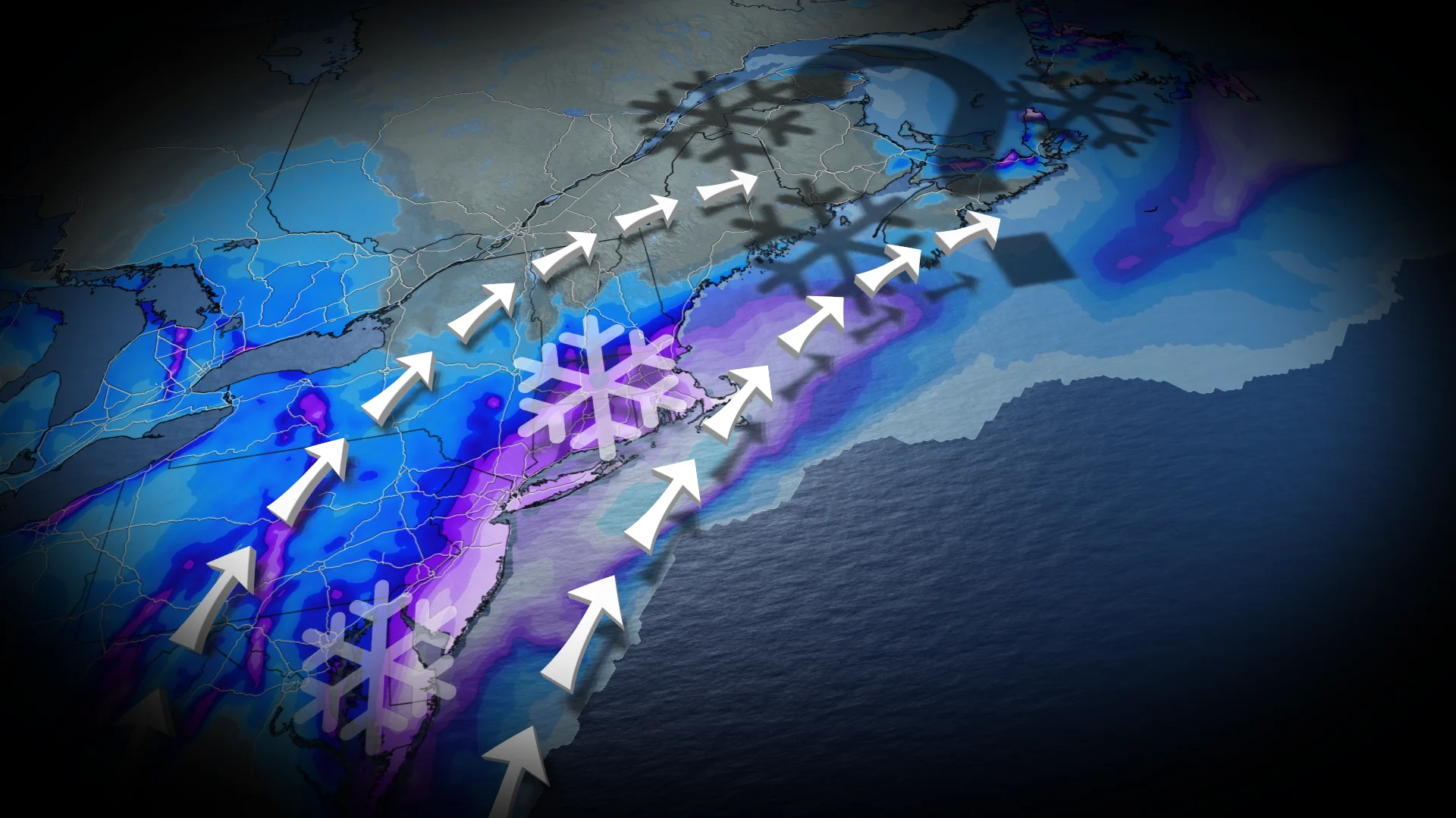 Massive winter storm alerts span more than 1,700 km across U.S., Canada ...