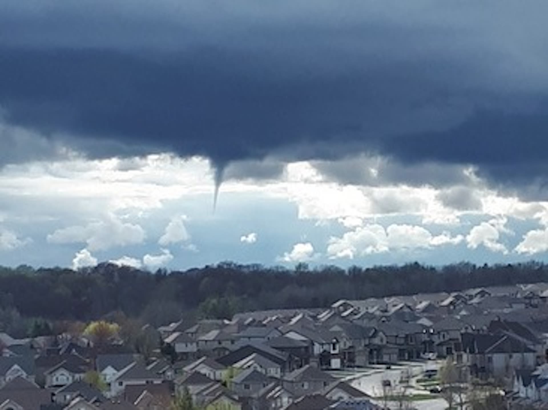 Storm threat includes risk of funnel clouds in parts of southern ...