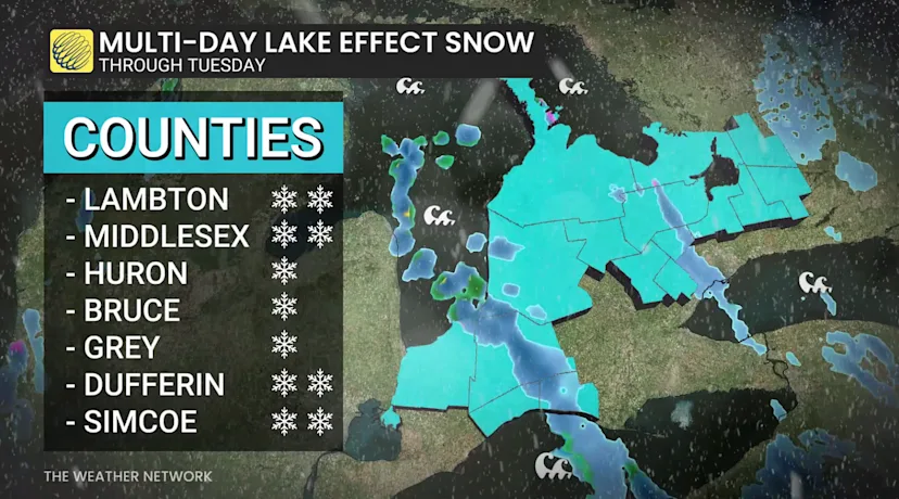 Snow squalls to hit southern Ontario behind weekend storm - The Weather ...