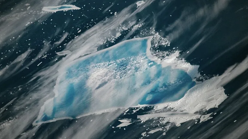 Massive iceberg A-23A turns bright blue as it dies off - The Weather ...