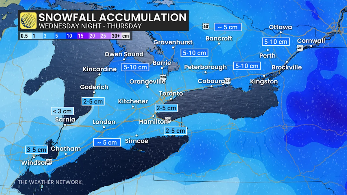 Widespread snow to bring another round of troubling commutes to Ontario ...