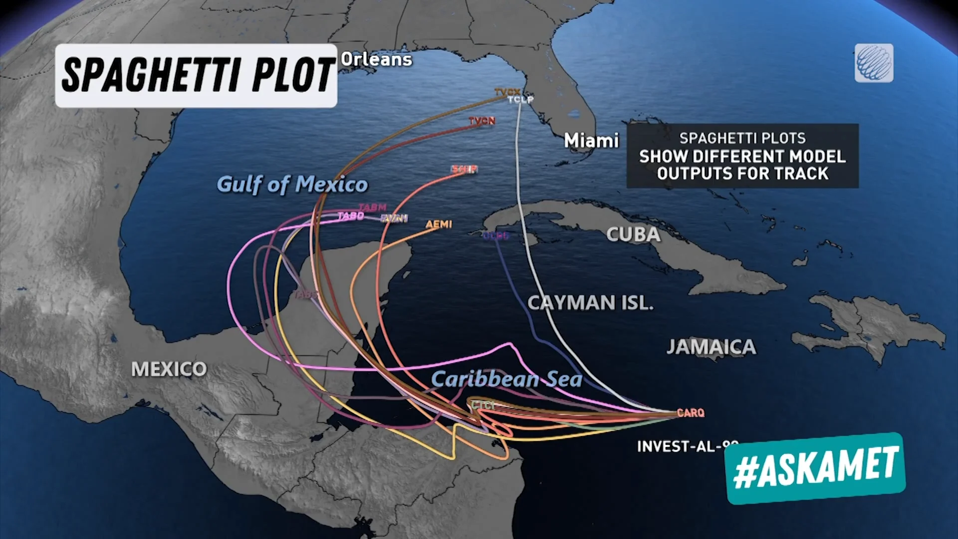 How spaghetti models and cones help refine your forecast - The Weather ...